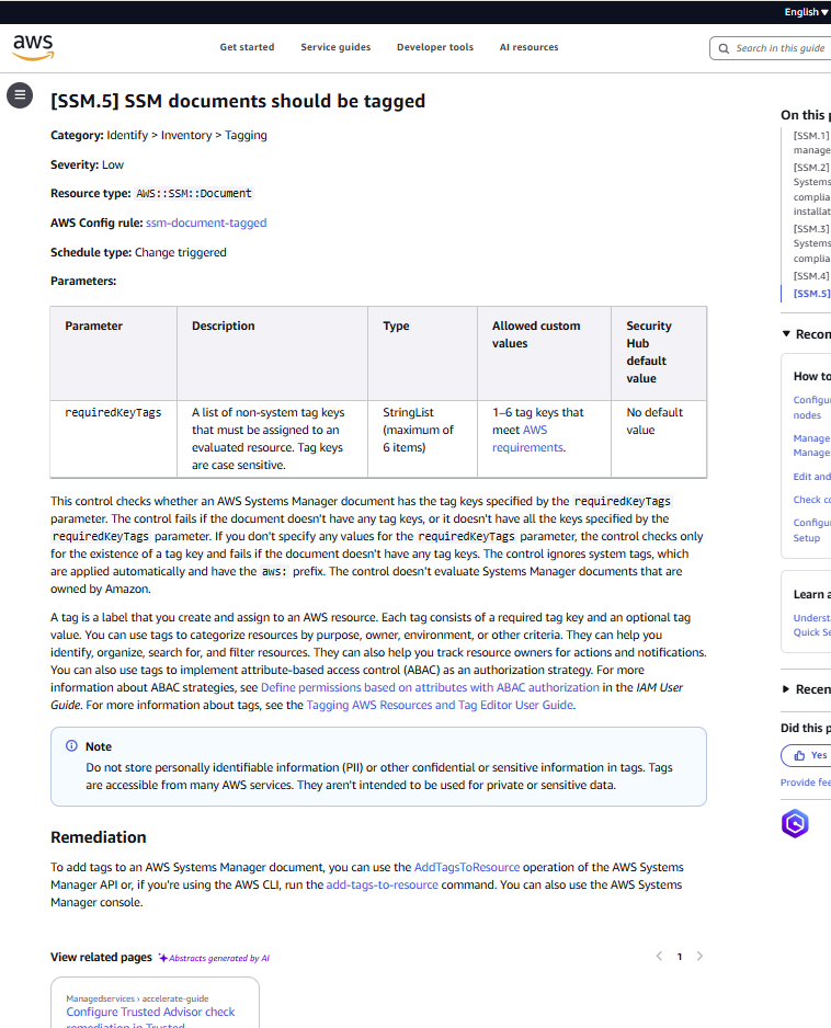 Security Hub で大阪リージョンだけ「SSM.7」アラートが出た話 - DENET 技術ブログ